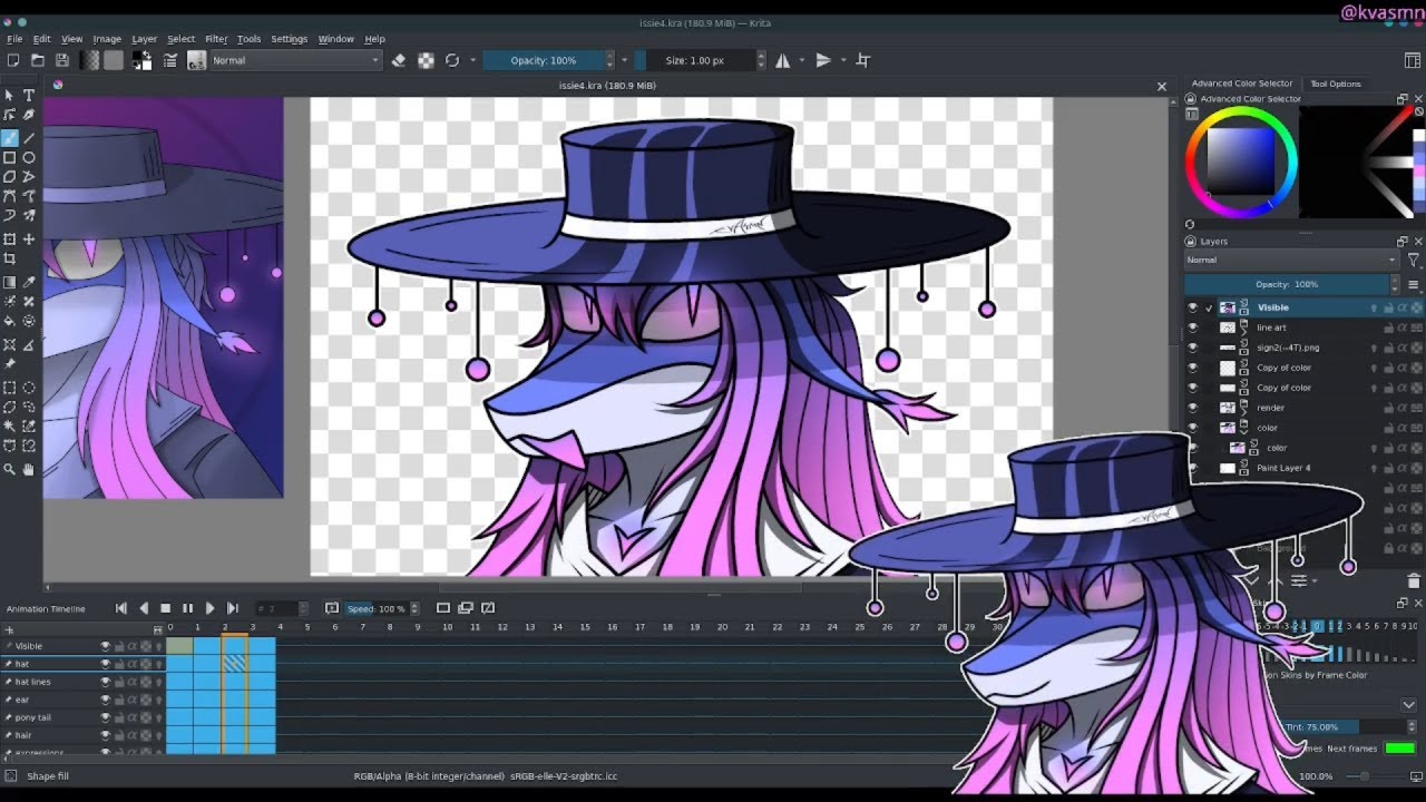 drawing / making a pngtuber for myself / 5 (final) - YouTube