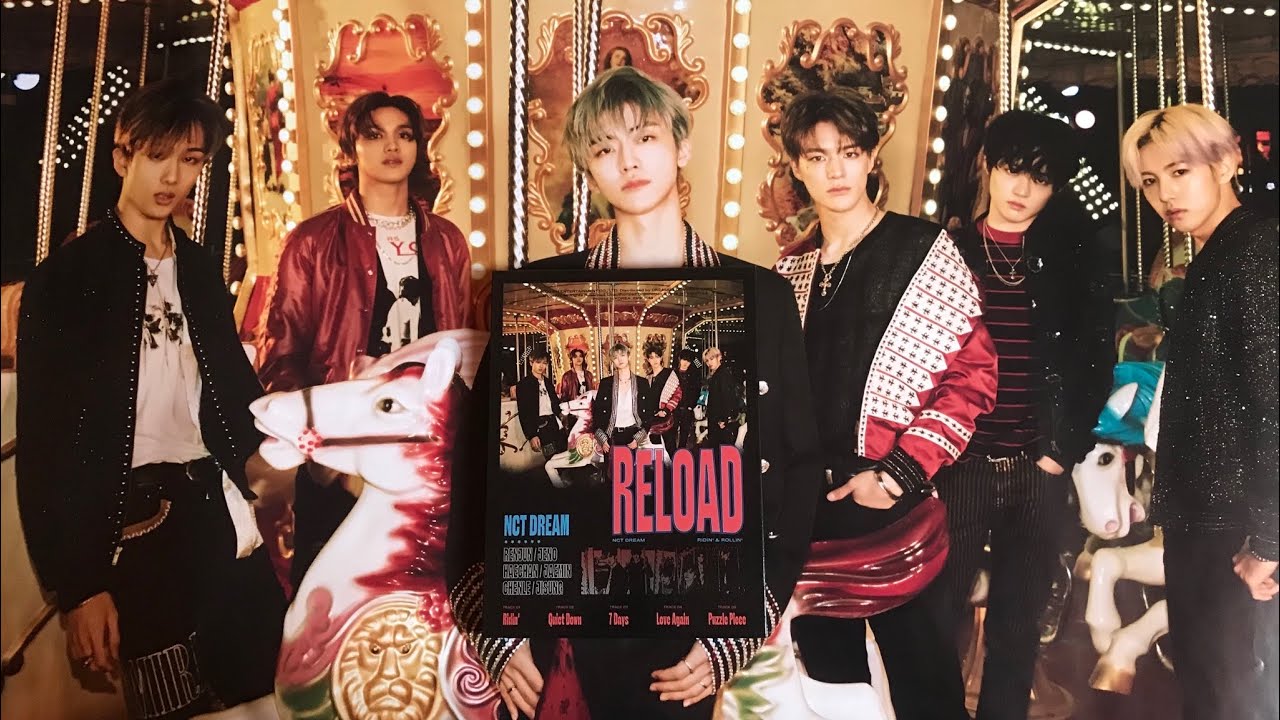 [KPOP] UNBOXING DETAIL NCT DREAM 엔시티 드림‬ RELOAD ALBUM (RIDIN' VERSION ...