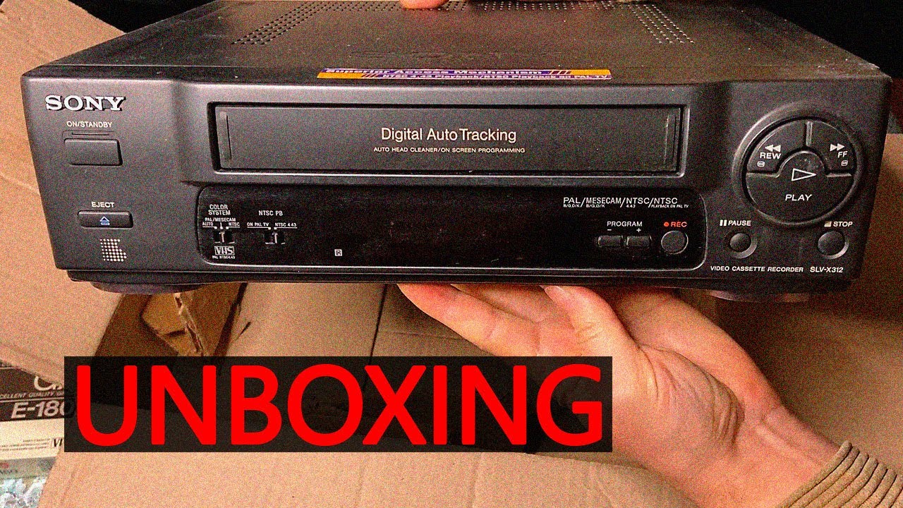 Video Cassette Recorder from SONY. Japanese quality and reliable device ...