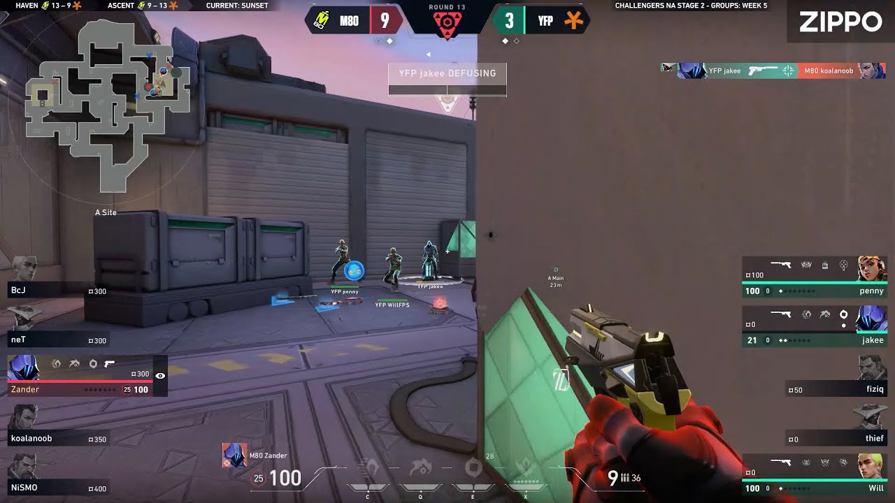 M80 Zander disgusting 1v3 against YFP Gaming | Challengers NA 2024 ...