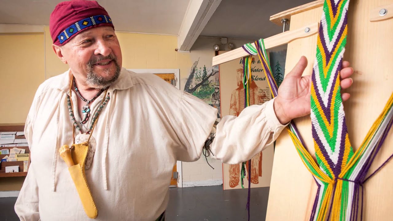 Piscataway finger weaving - YouTube
