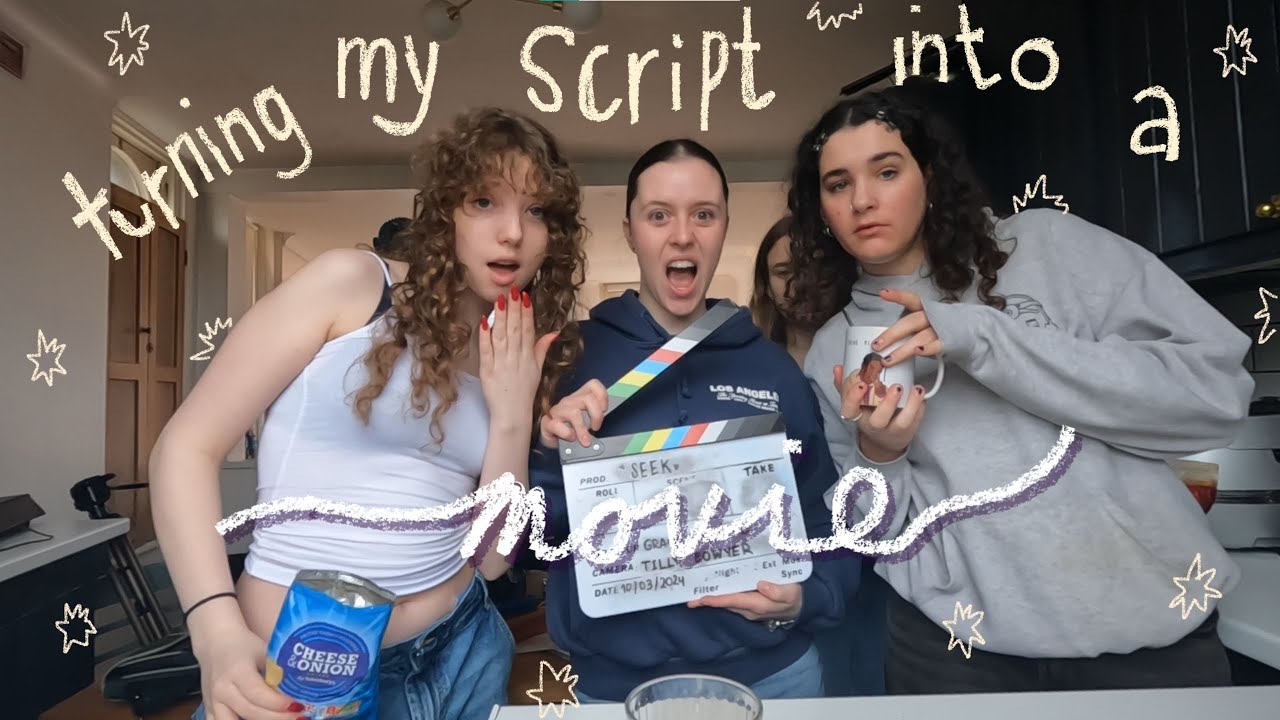 behind the scenes of making a student film in london!! - YouTube