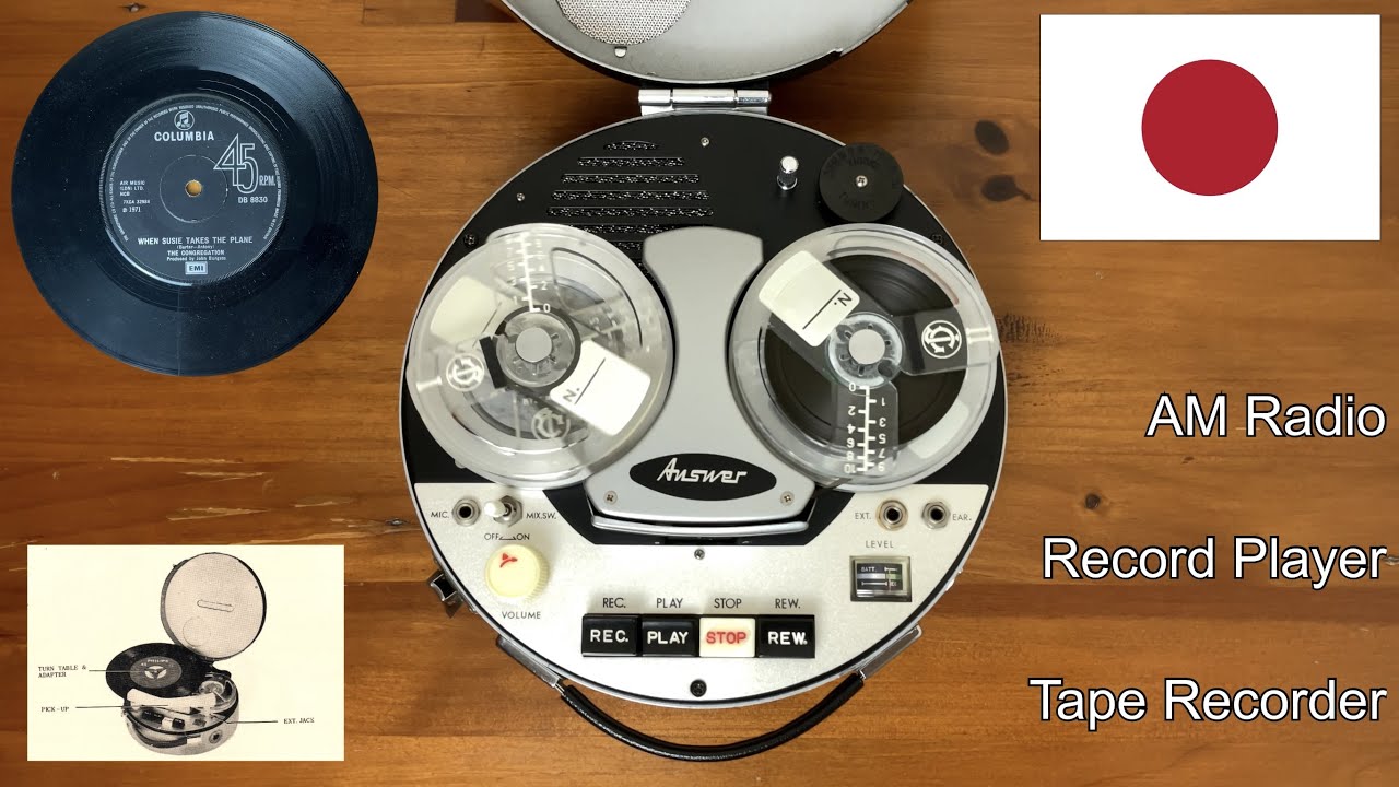 Answer ATR-102 Reel to Reel Tape Recorder - YouTube