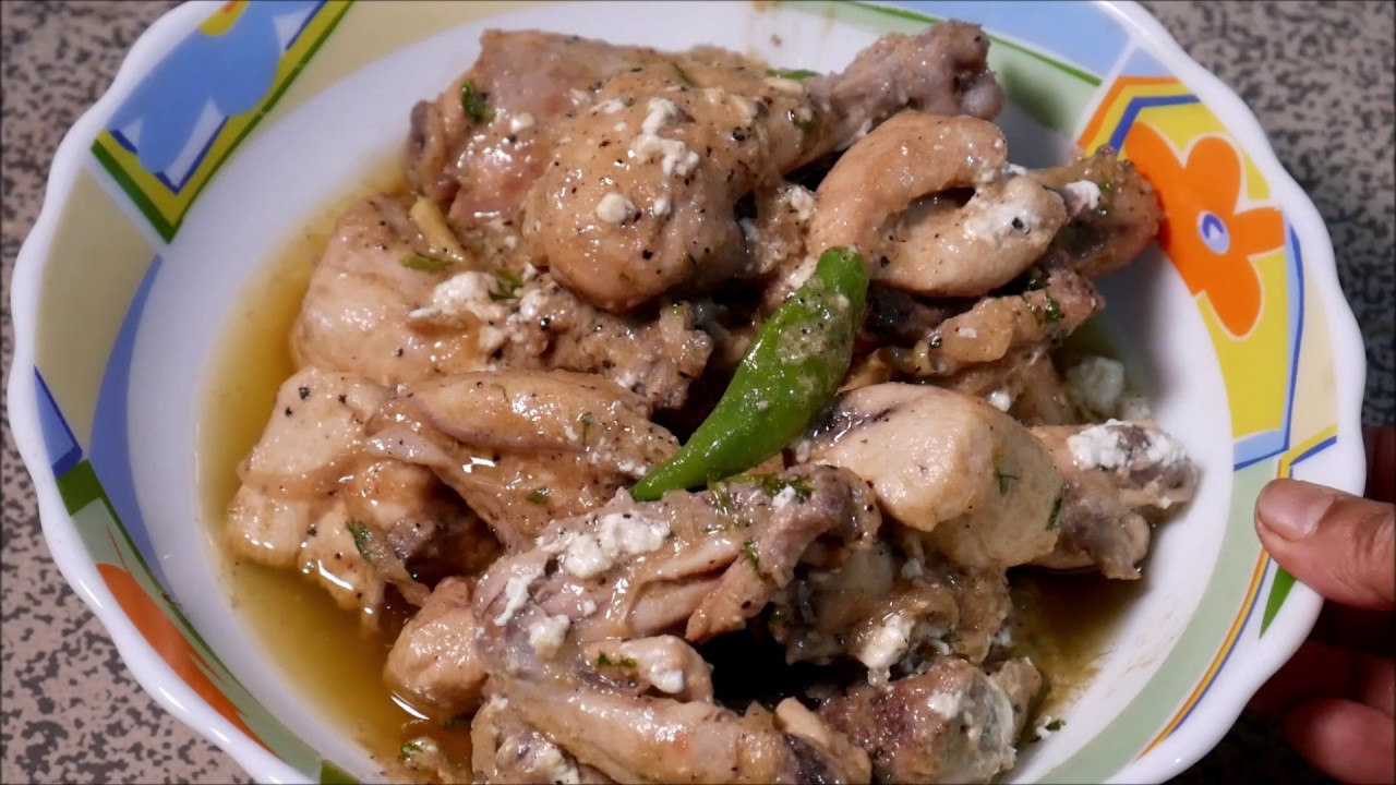 কালো গোলমরিচ দিয়ে মুরগির মাংস | Kalo Golmorich Diye Murgir Mangsho ...