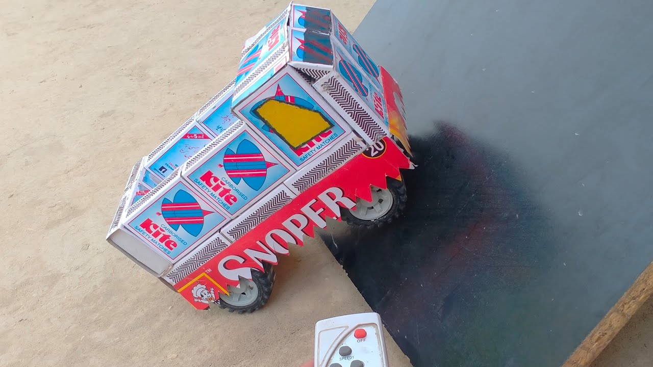 How to make Matchbox Lorry Truck at Home | DIY matchbox toy truck using ...