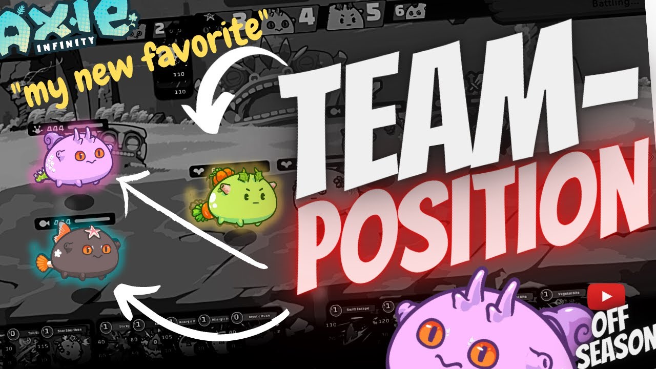 HOW TO RAP - AXIE TEAM POSITION (Beginners)- Reptile/Aqua/Plant ...