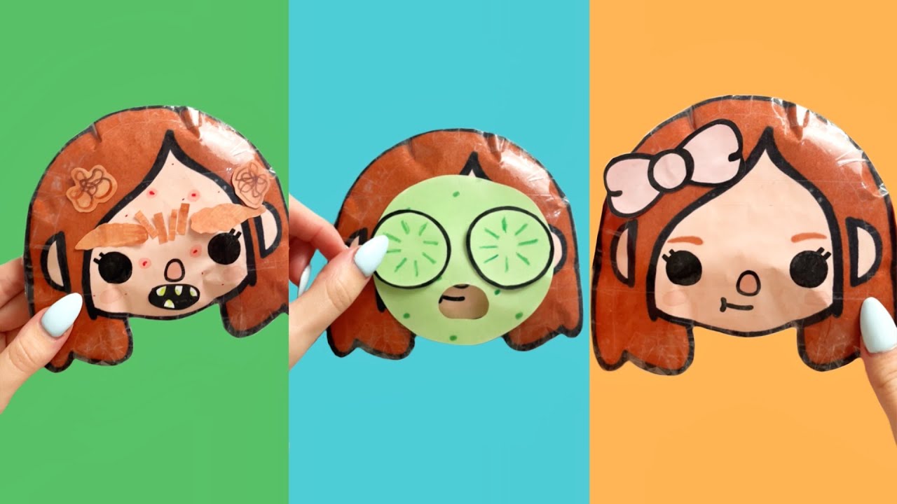 diy Toca Boca *MAKEOVER* squishy 2024 viral trending paper squishy idea ...