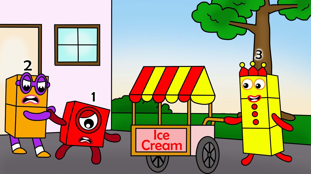 Numberblocks 1 Is Not Allowed to Buy Ice Cream While Still Sick ...