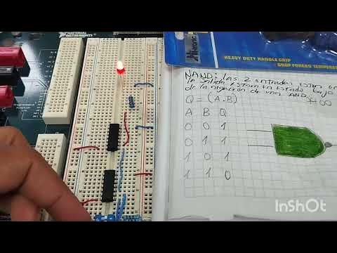 montaje de compuertas logicas en protoboard. - YouTube