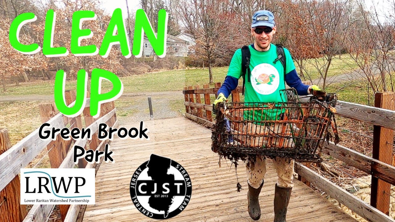 Green Brook Park Clean Up! Plainfield NJ - YouTube