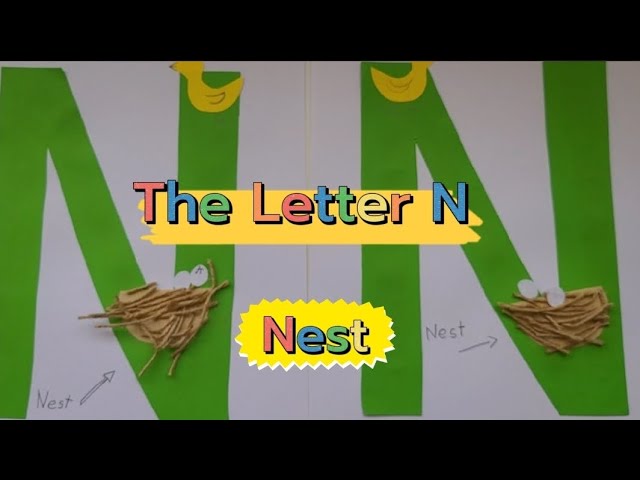 Letter N Projects Easy And Fun Letter N Craft Printable Bundle