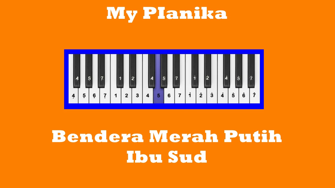 Bendera Merah Putih | Pianika Notes - YouTube