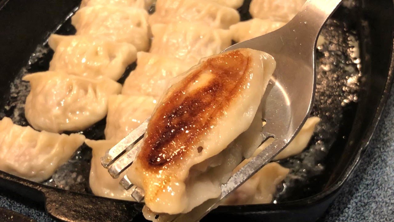 How to make frozen dumping into delicious fry dumplings, teach you step ...