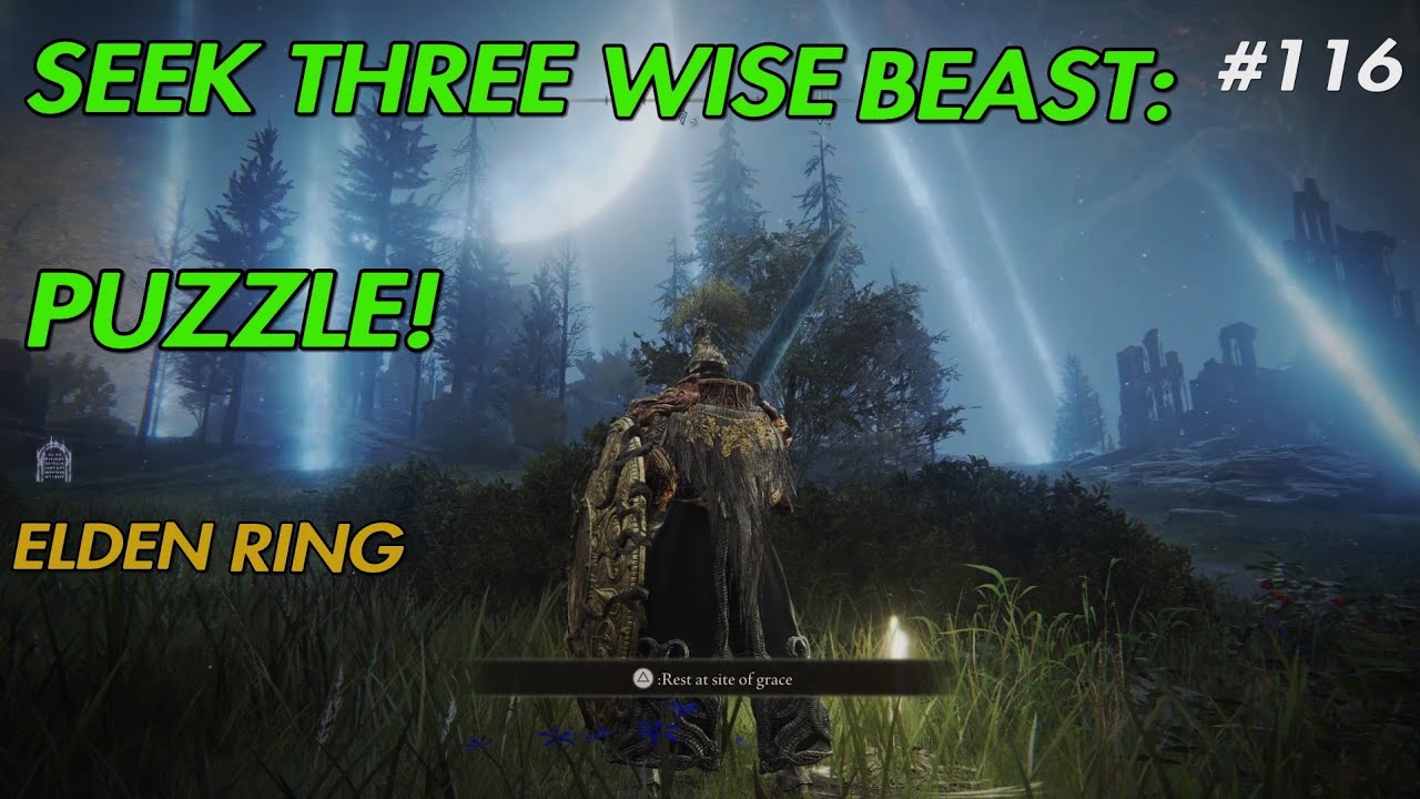 ELDEN RING Seek Three Wise Beast-Puzzle: for achievement! - YouTube