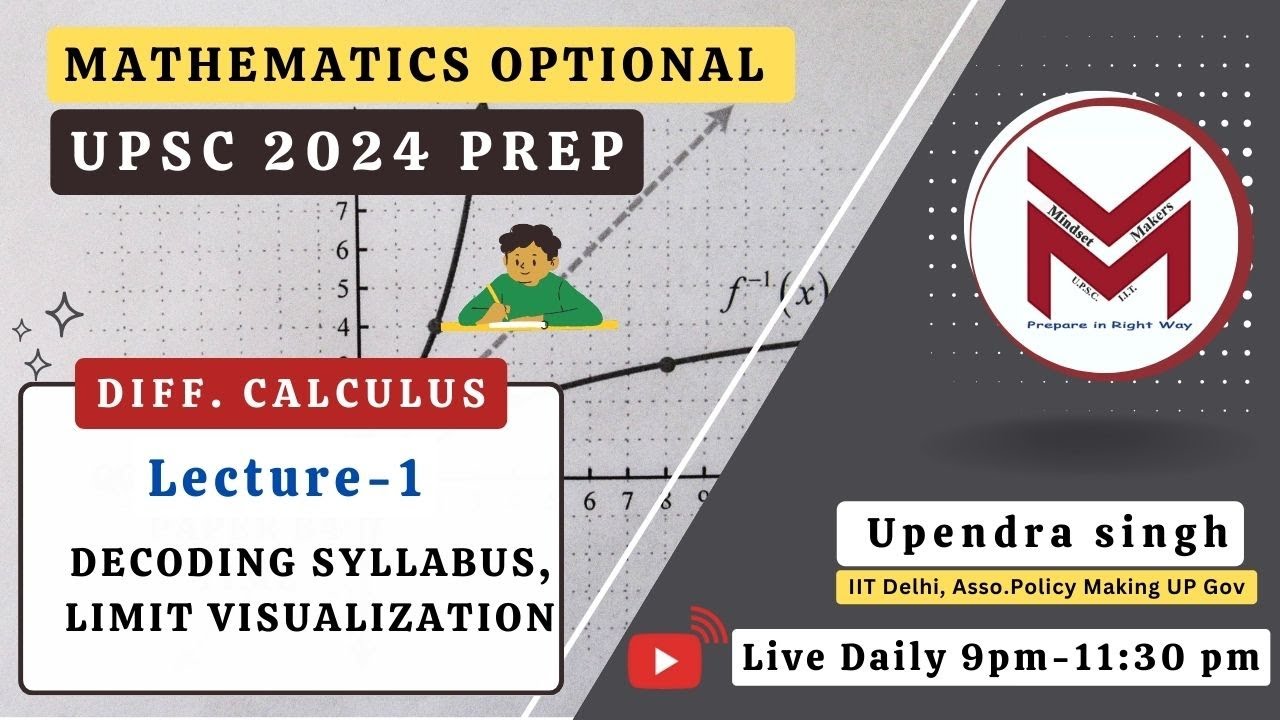 DL-1: Decoding syllabus Calculus with beautiful examples PYQs: UPSC ias/ifos Mathematics ...