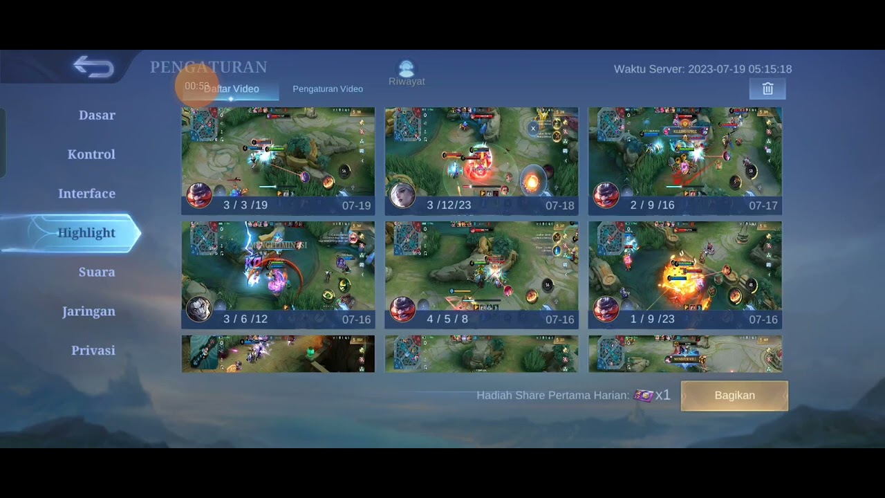 How To Save Your Highlights Mobile Legends Latest Match Montage Into ...