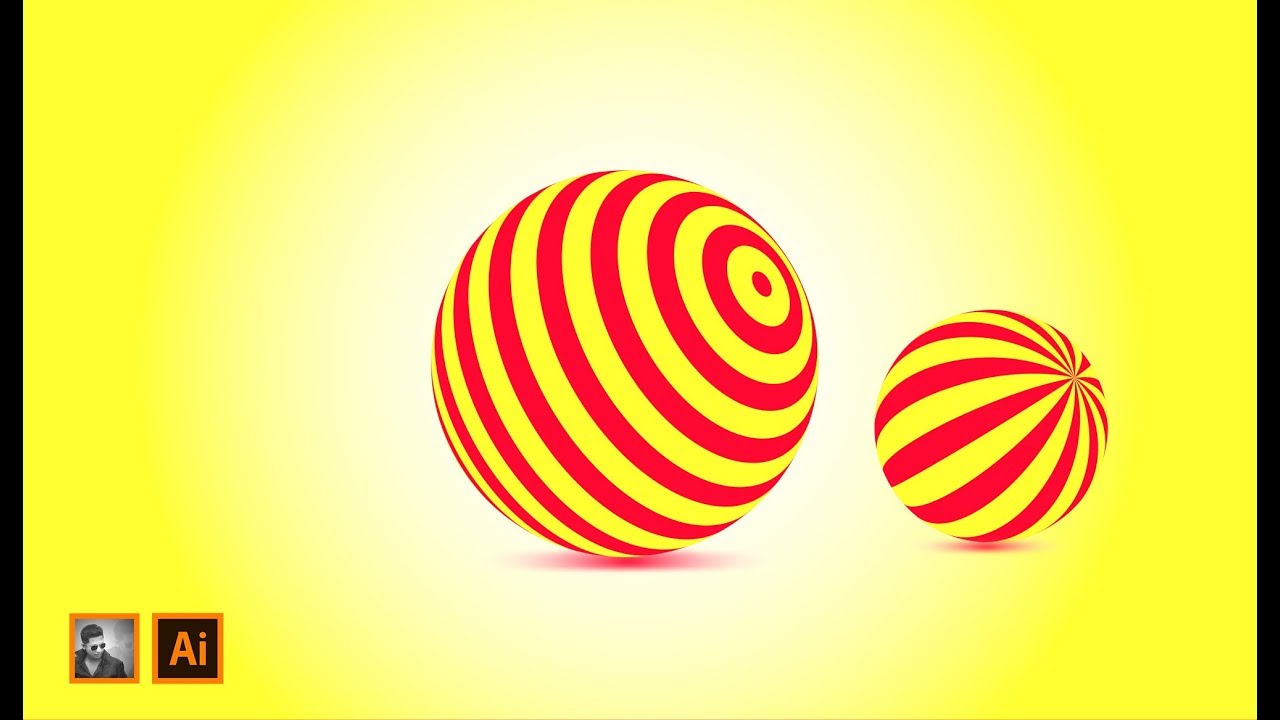 How to Make 3D Ball in Adobe illustrator | বাংলা | Bangla Tutorial | Ju ...
