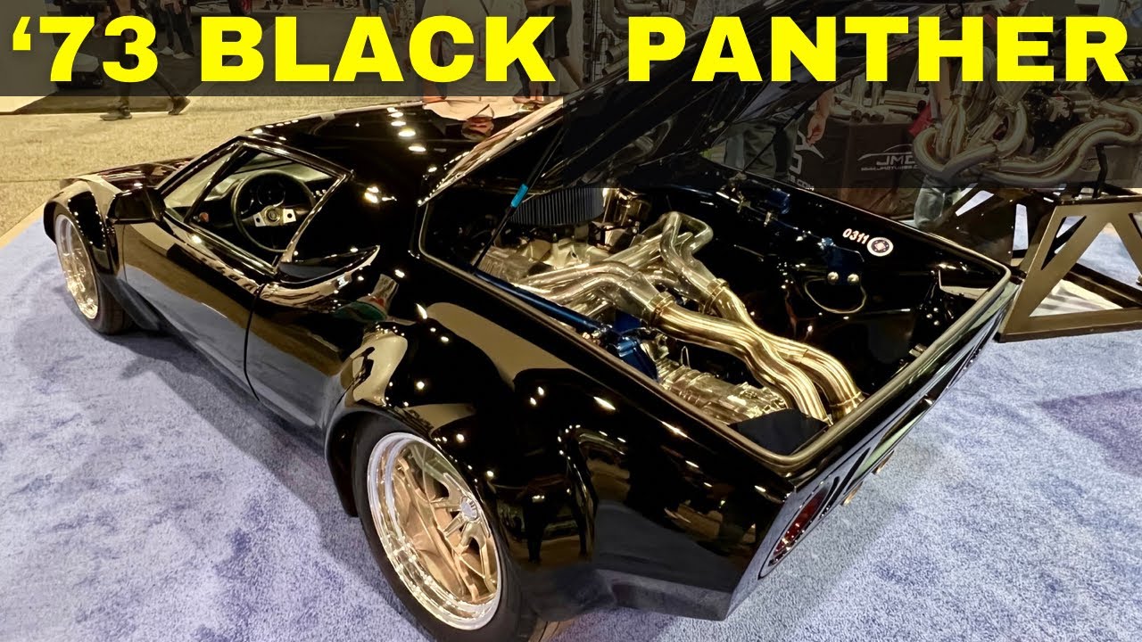 FORD GT or De Tomaso Pantera? CUSTOM 1973 “BLACK PANTHER” Widebody ...