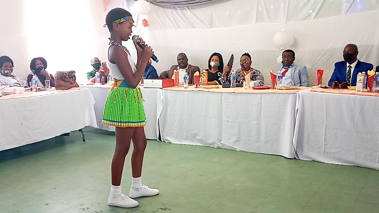Sbonga Gumede the poet - Farewell of Mr N. Msomi - YouTube