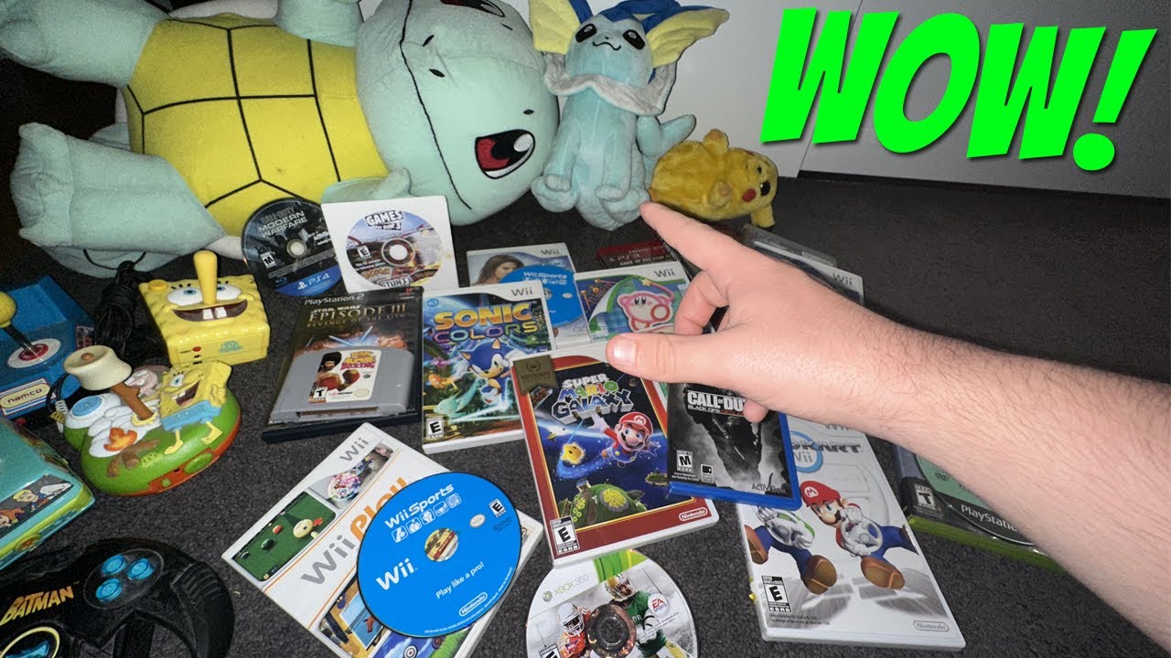 If You Want CHEAP Video Games, Go To The Flea Market! - YouTube