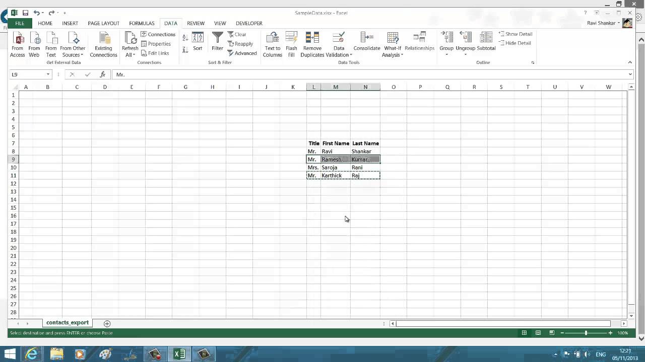 Copy Unique Records Using Filters In Excel 2013 YouTube Copy Unique Records Using Filters In Excel 2013 YouTube