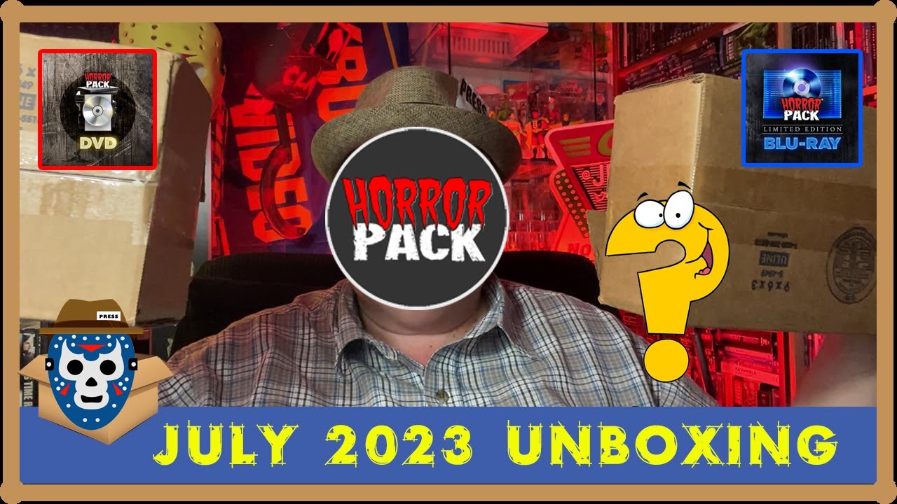 HORROR PACK JULY 2023 Blu Ray and DVD Subscription Unboxing & Review ...