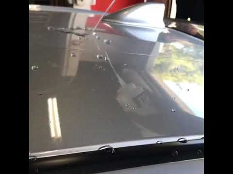 Ceramic Coating Water Beading Test on Dirty Car by Hawaii Auto Detail ...