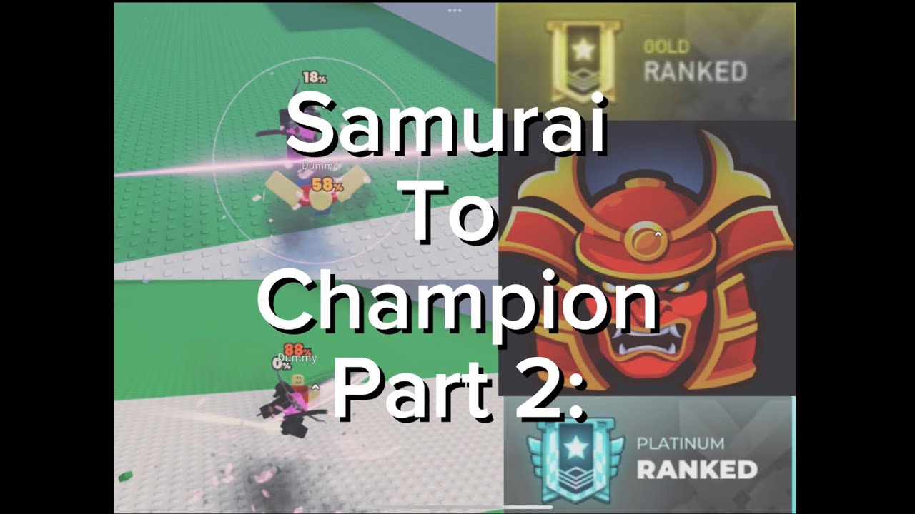 [⚠️WARNING, EDITING GLITCHED] Samurai To Champion MOBILE (Project Smash ...