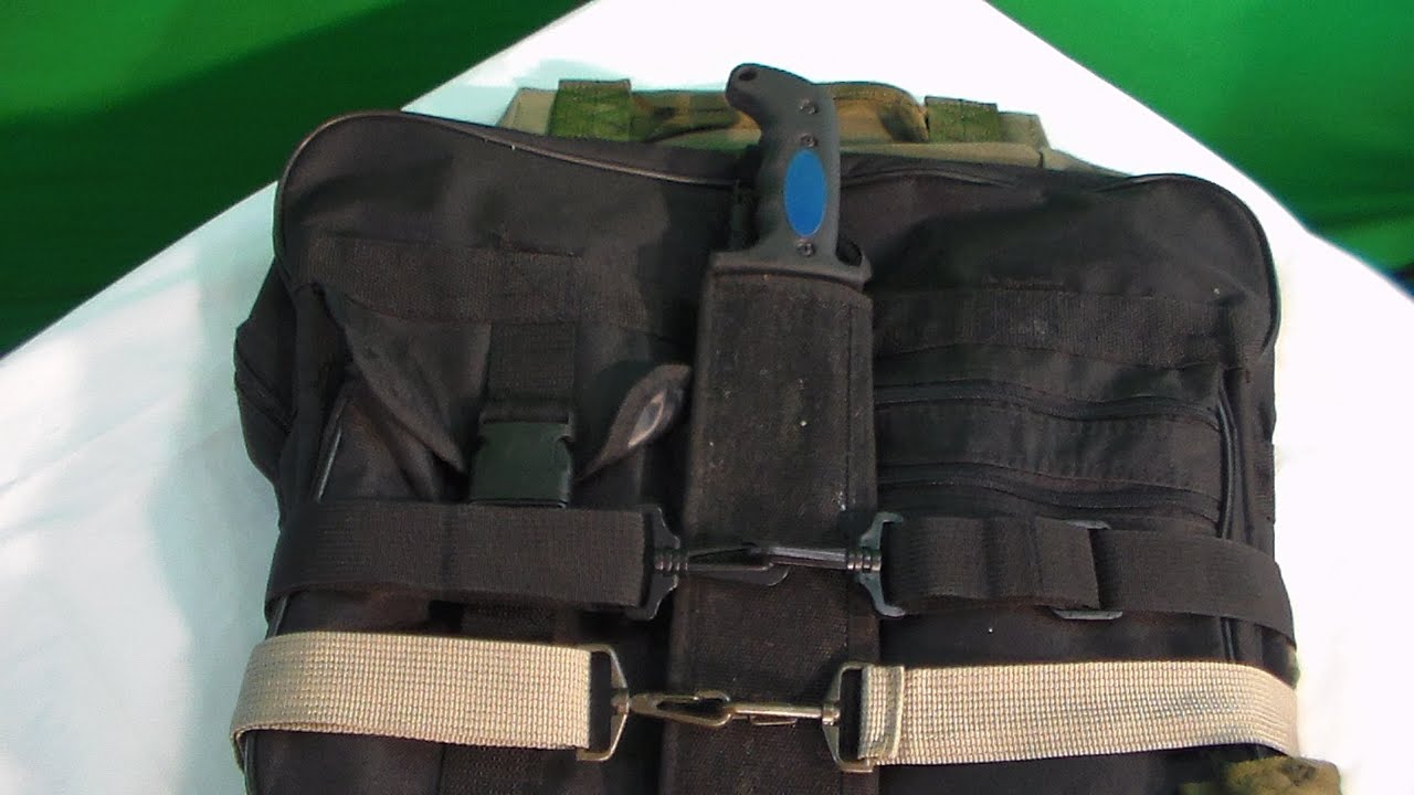 How to make a urban Preppers back pack part 2 - YouTube