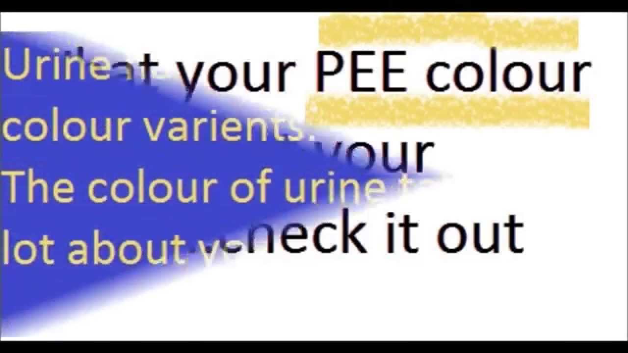 What does your PEE say about you - YouTube