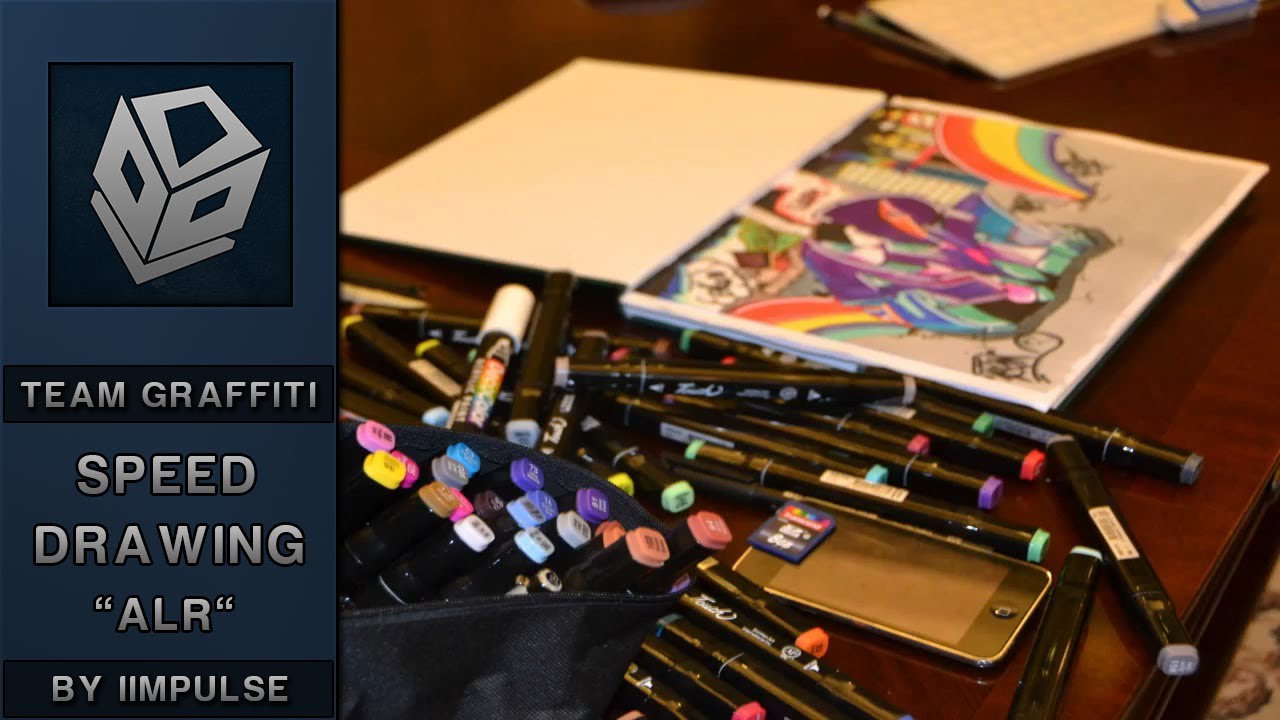 Speed-Drawing | "ALR" | By IImpulseArt - YouTube