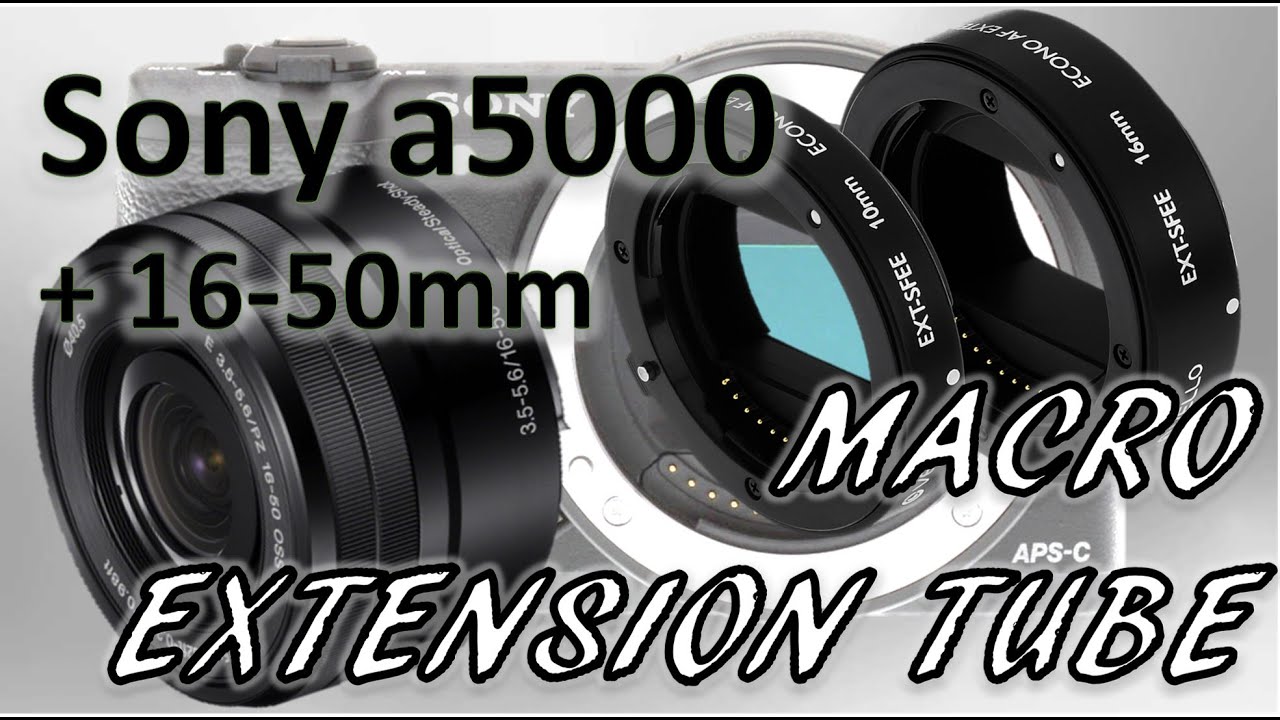 Sony a5000 16-50mm with Macro Extension Tube (with Sample Photos) - YouTube