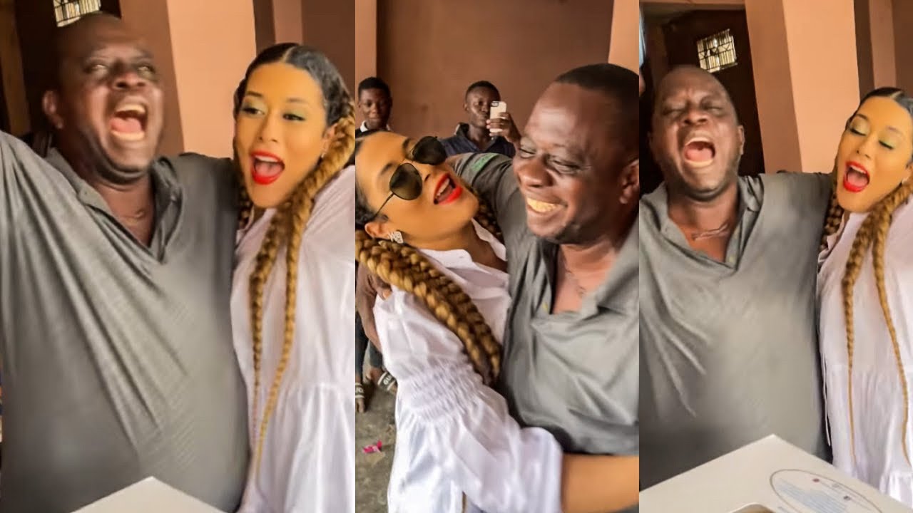 Actress Adunni Ade’s Father Shouted After She Did This To Surprise Him ...