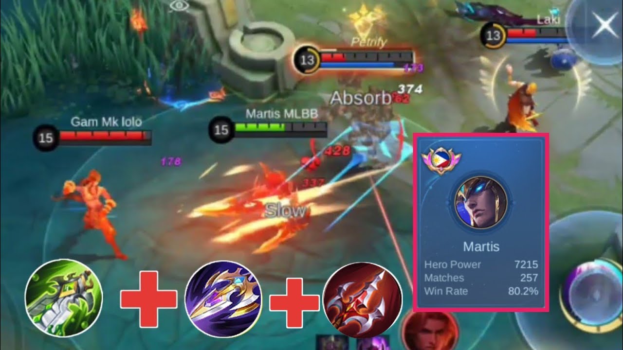 No.1 Meta Fighter is back | martis best Exp lane build in 2024 | Top ...