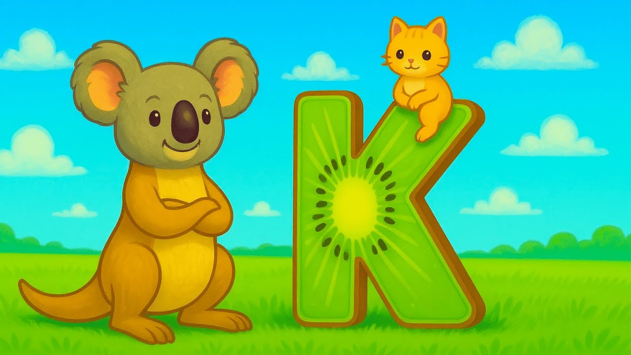 K is for Kiwi | ABC for Children | Kids Songs & Nursery Rhymes | Mimi ...