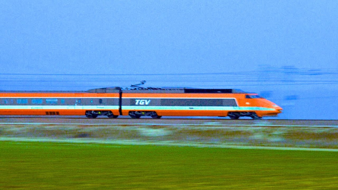 TGV RECORD MONDIAL 380 KM/H - YouTube