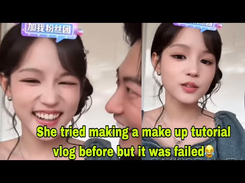 LIVE OF YULONG & MEIMEI FUNNY STORY OF MAKE UP TUTORIAL😁❤️ #yulong #yangmeimei #meimei #yuyang