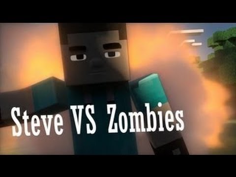 Steve VS Zombies - Minecraft Fight Animation - YouTube