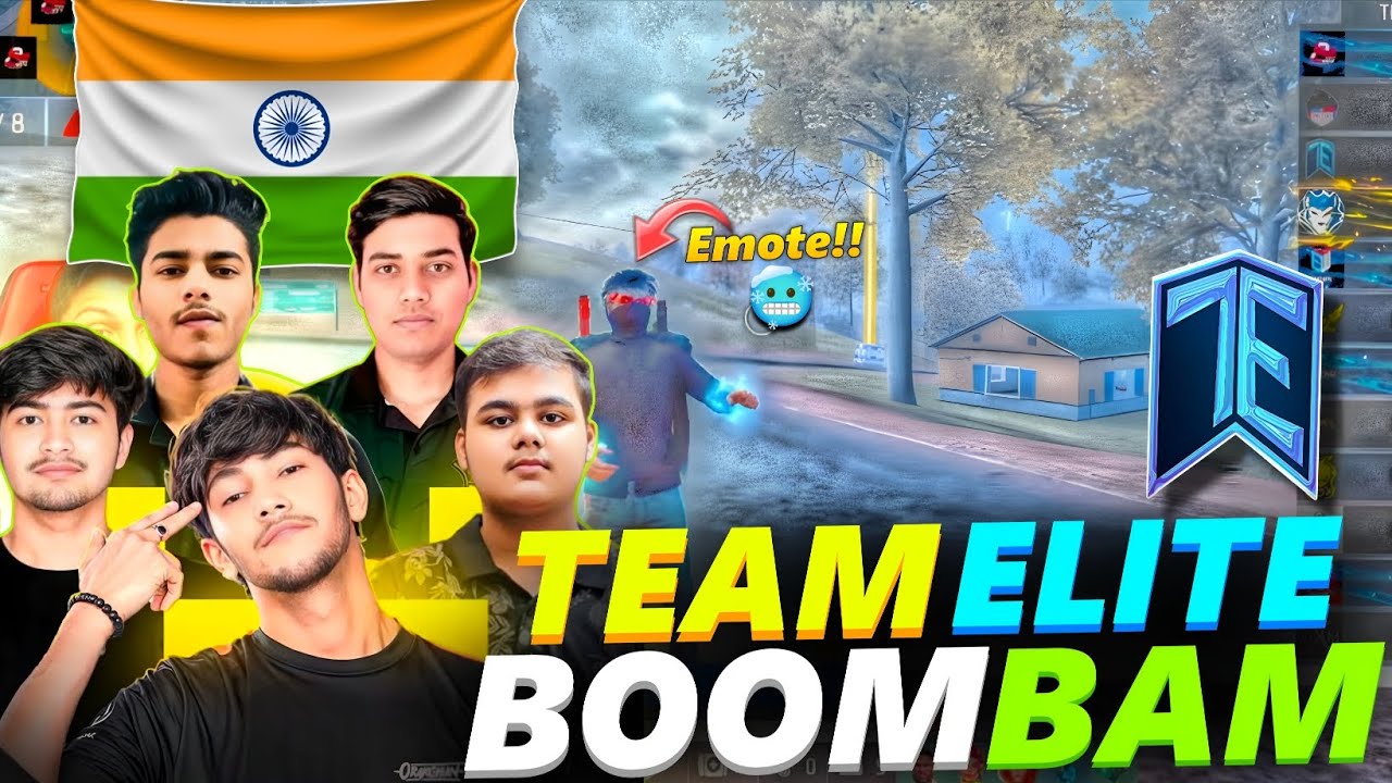 TEAM ELITE💙 BOOM BAM🥶 || ARz Show Emote To Team Elite🤫 || TEAM ELITE ...
