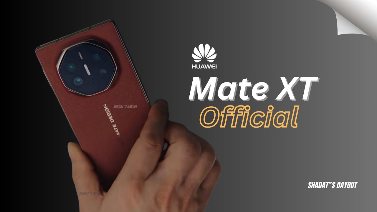 Huawei Mate XT Official First Look - YouTube