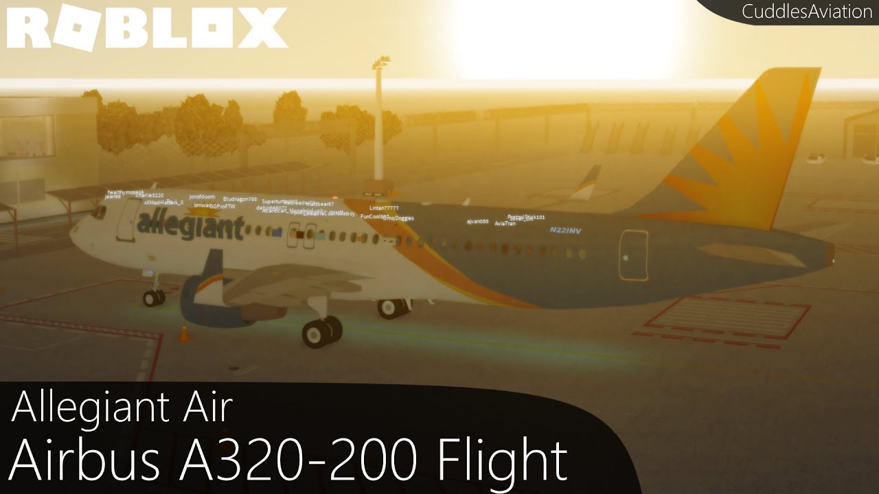 ROBLOX - Allegiant Air A320-200 Flight - YouTube