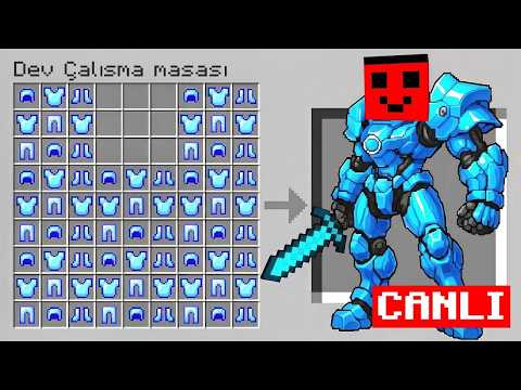 [ CANLI YAYIN ]  SAMET'in DEV ZIRHLARI VAR !! - Minecraft