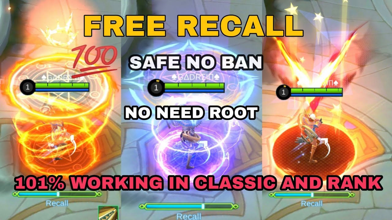 THE BEST PERMANENT RECALL FOR MOBILE LEGENDS | TUTORIAL | 101% WORKING ...