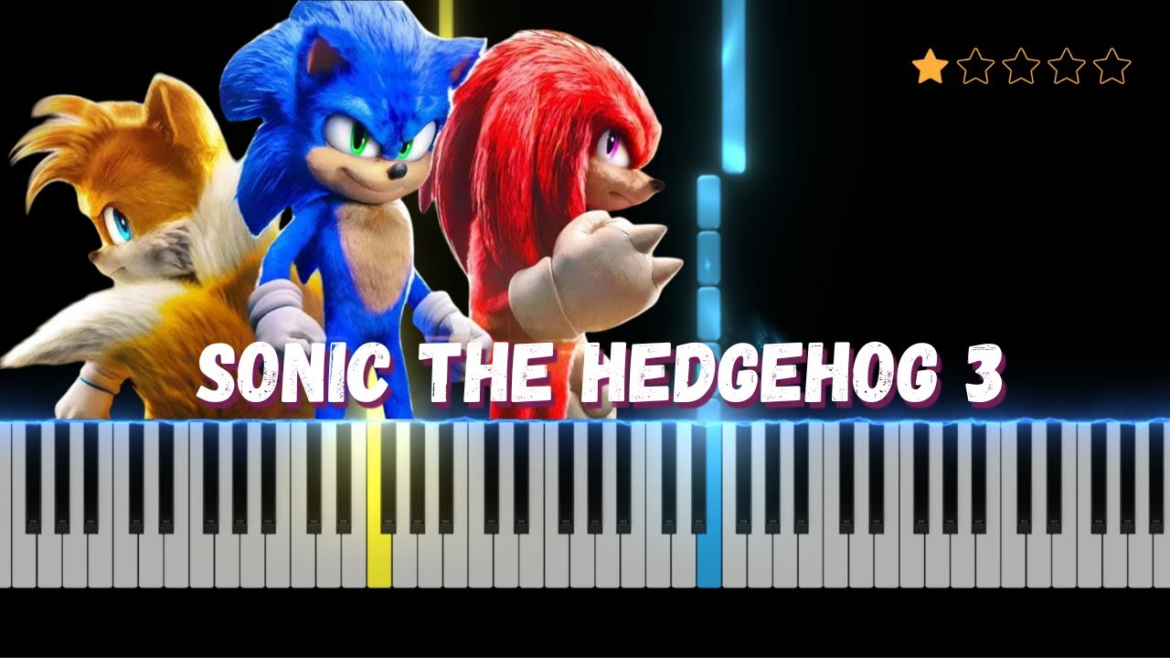 Sonic The Hedgehog 3︱Easy Piano Tutorial - YouTube