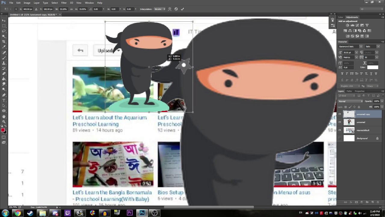 how to get Justin Y. to the youtube front page (photoshop tutorial ...