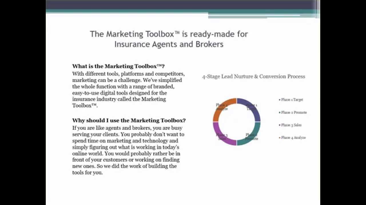 Introduction to Marketing Toolbox for Insurance Agents & Brokers - YouTube