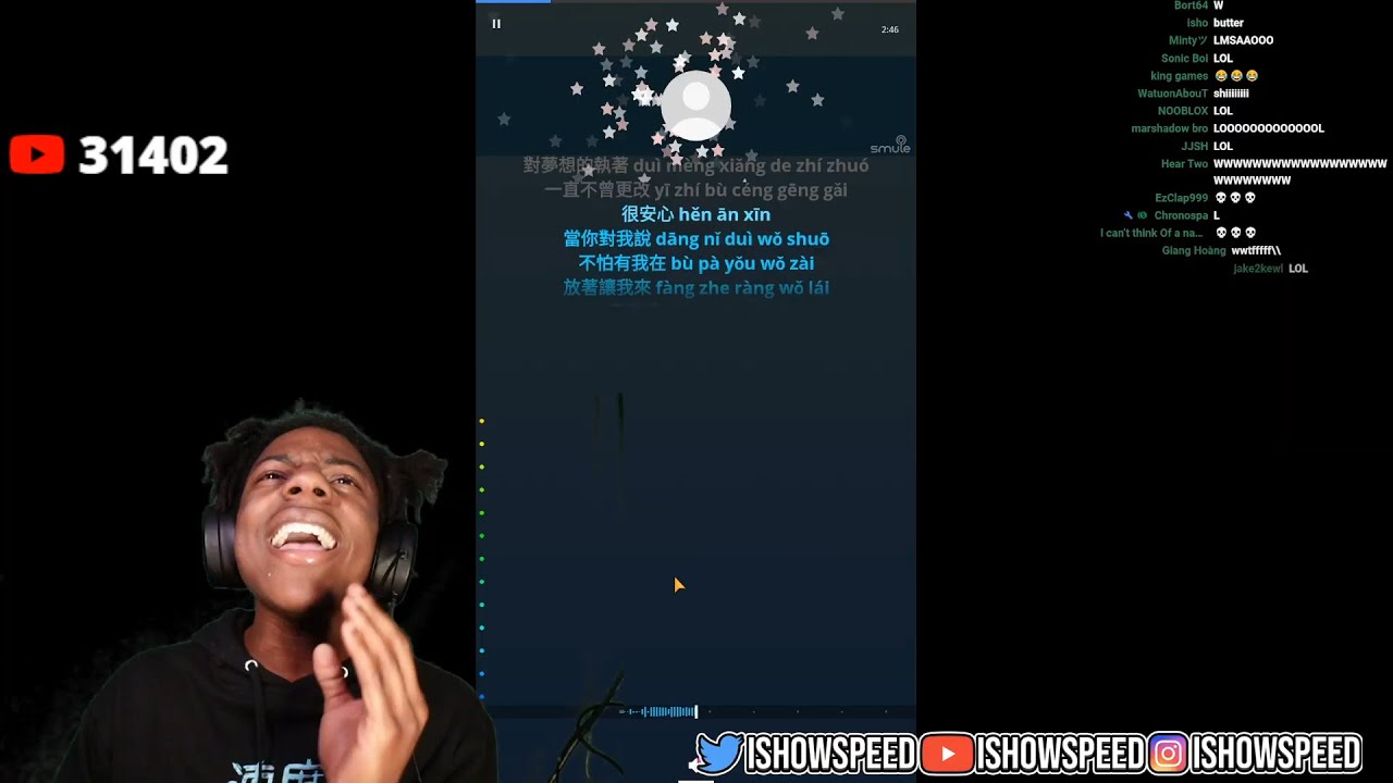 iShowSpeed Sings Super Idol 😂 - YouTube
