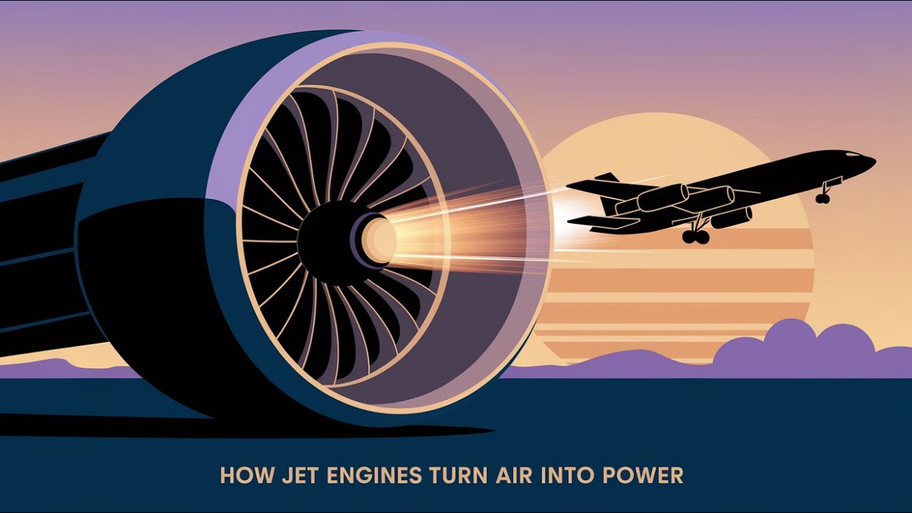 How Jet Engines Turn Air into Power - Simple Animation by Explainer ...