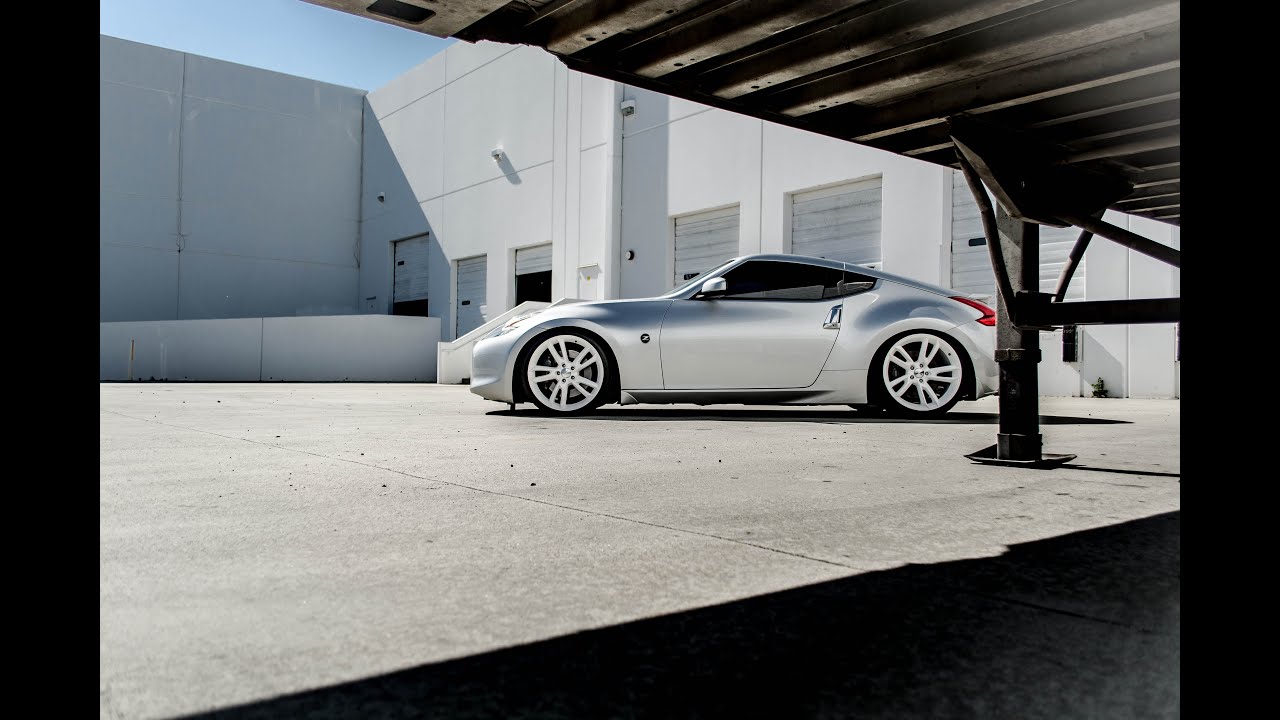 NISSAN 370z on 20" ACE SCORPIO WHEELS - YouTube