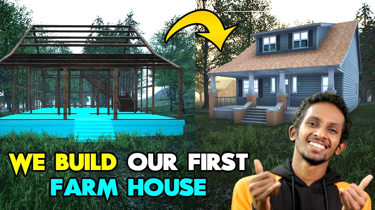 WE Built our First Farm House in Ranch Simulator Multiplayer - YouTube
